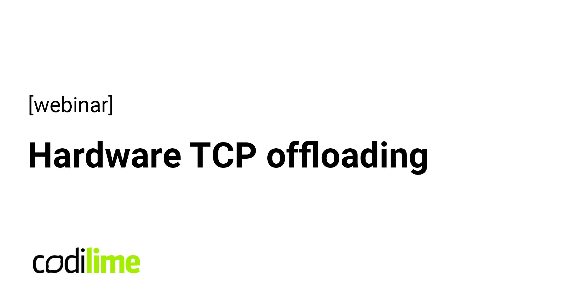 Webinar Hardware Tcp Offloading Focused On The Mqtt Protocol